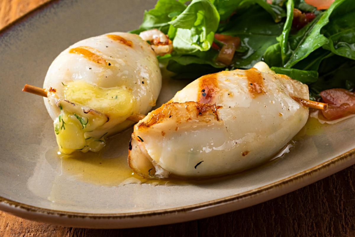Baked Stuffed Squid | Flavour Network