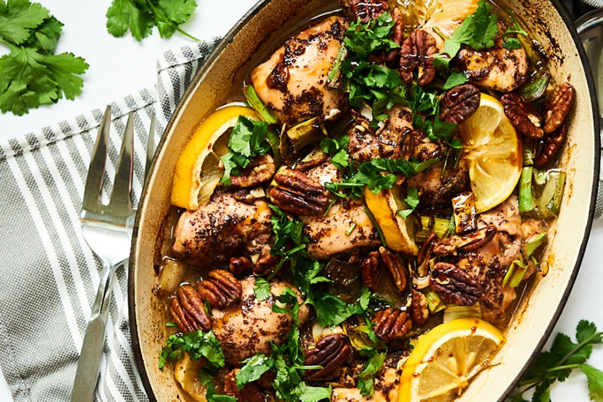 Middle Eastern Sumac Chicken With Date Syrup And Lemon