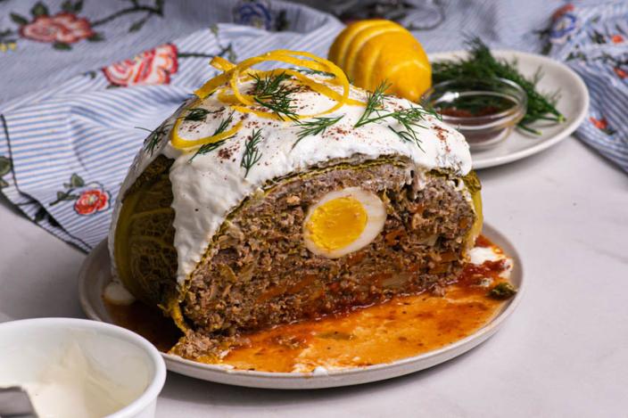 Best Jumbo Cabbage Roll Meatloaf Recipe | Flavour Network