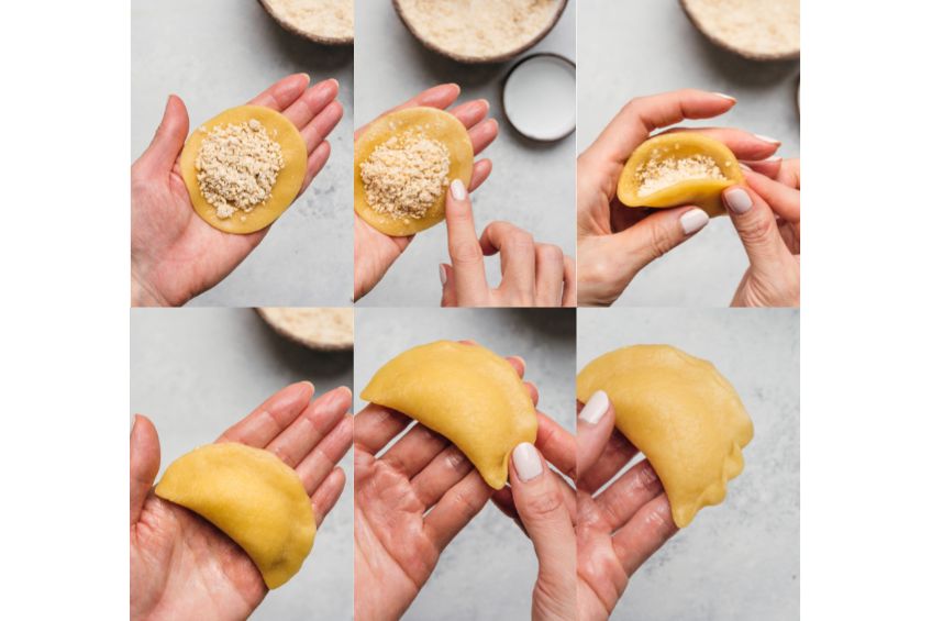 Fried Sweet Peanut Dumplings For Lunar New Year