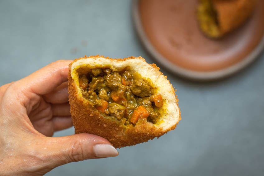 Japanese Curry Bread (Kare Pan) — Plus, How To Air Fry It!