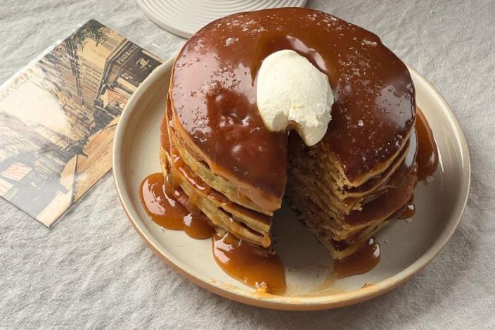 Sticky Toffee Pancakes