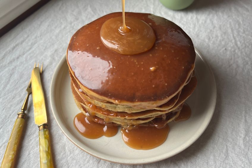 Sticky Toffee Pancakes