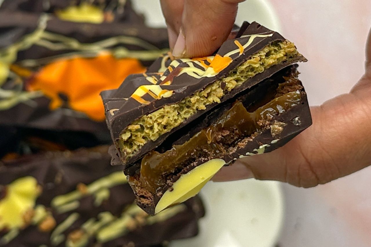 Viral Pistachio Knafeh (Kunafa) Chocolate Bar