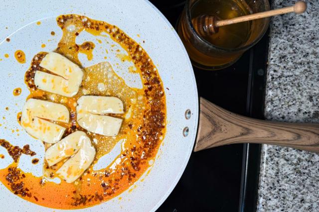 Best Hot Honey Halloumi Flatbread Recipe | Flavour Network