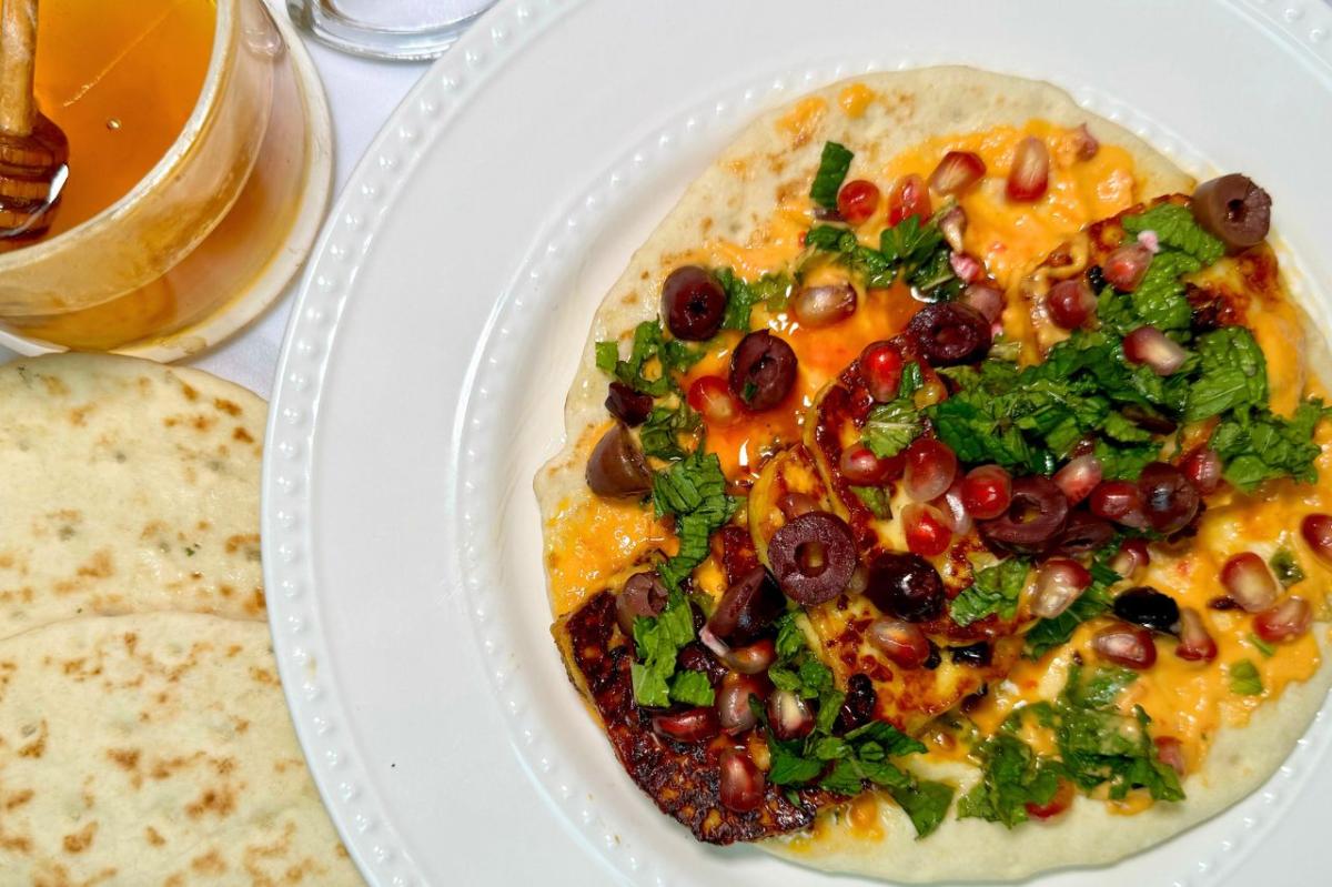 Best Hot Honey Halloumi Flatbread Recipe | Flavour Network