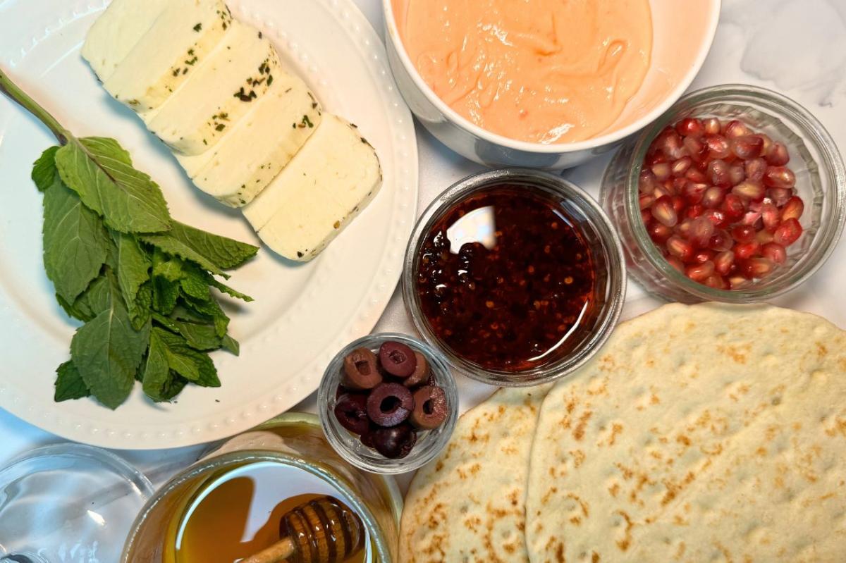 Best Hot Honey Halloumi Flatbread Recipe | Flavour Network