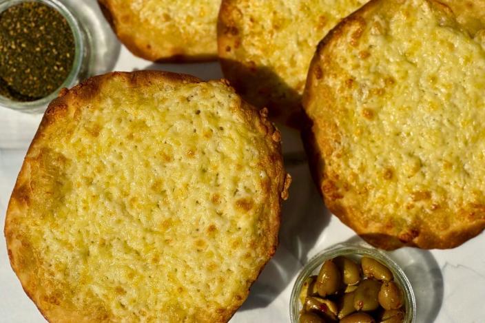 Best Cheese Manakish (Middle Eastern Flatbread) | Flavour Network