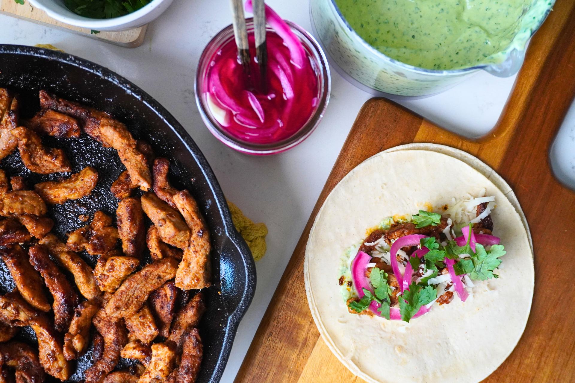 Best Crispy Mexican Pork Tenderloin Tacos Recipe | Flavour Network